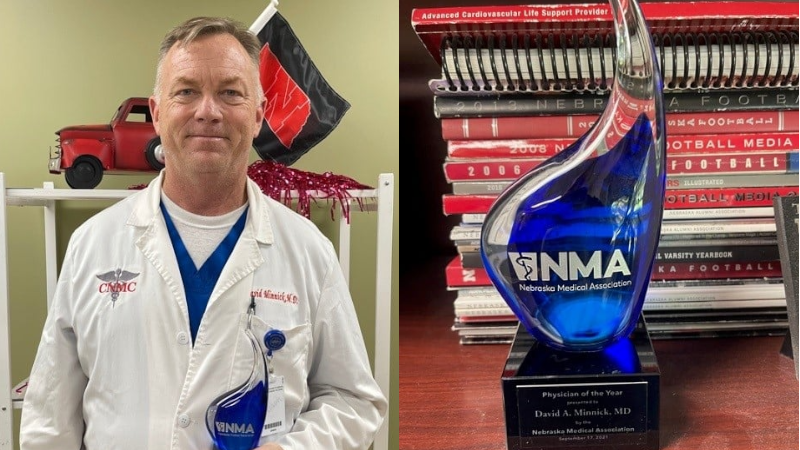 Dr. David Minnick Awarded Physician Of The Year By The Nebraska Medical ...