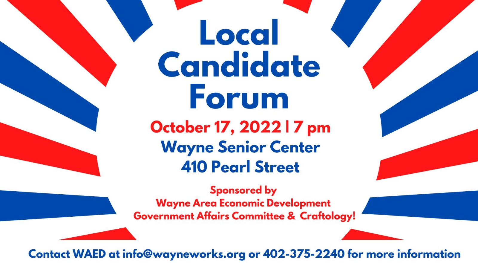 October 17 Local Candidate Forum To Air On KCTY | WDN – Wayne Daily ...