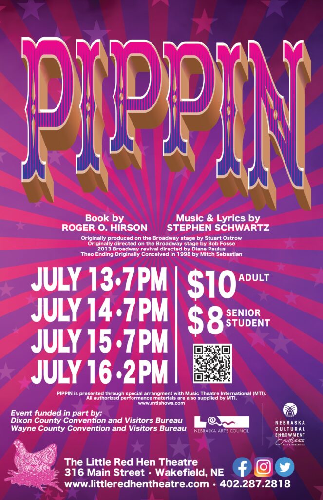Little Red Hen Theater to Perform Pippin | WDN – Wayne Daily News ...