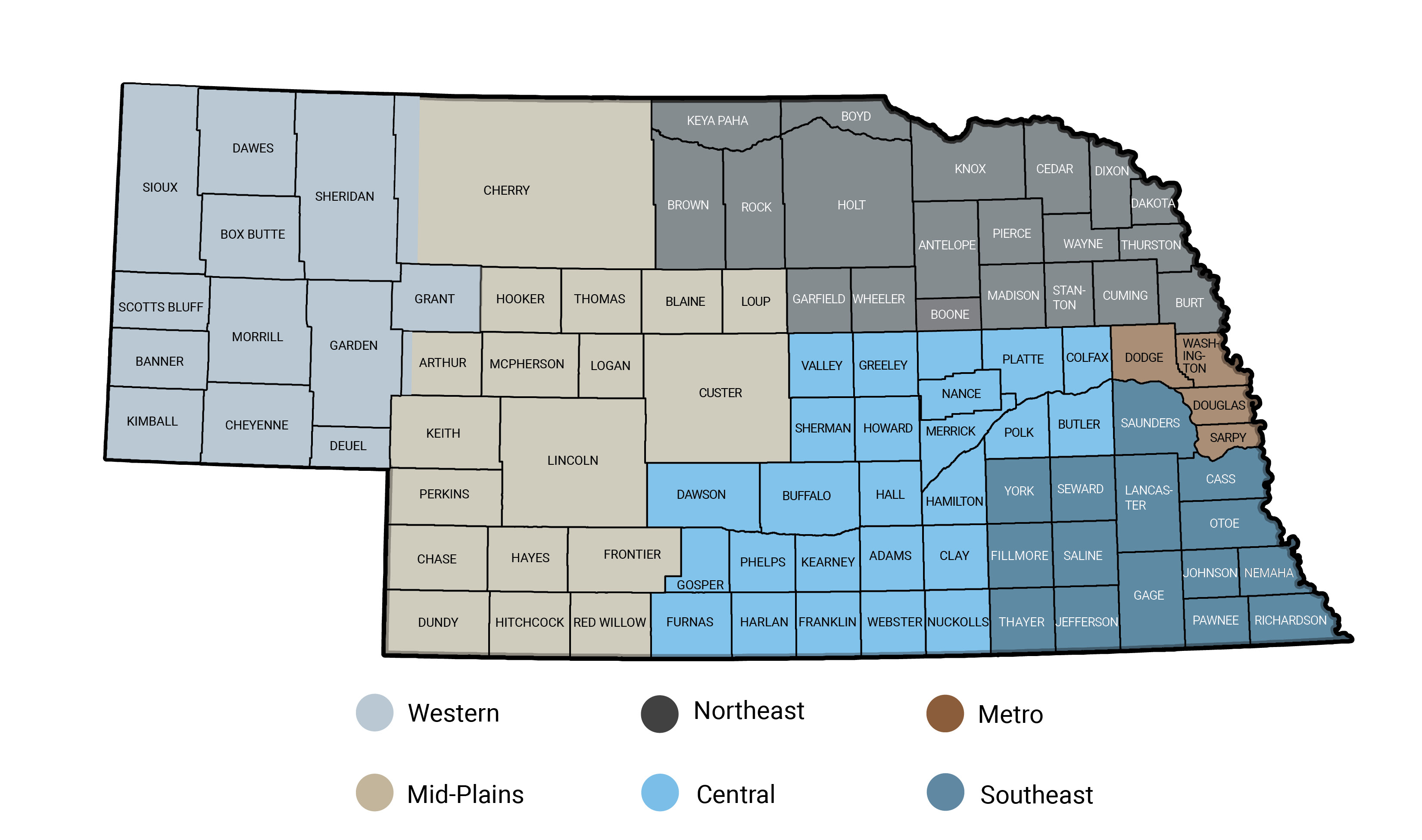 6 Regions, One Nebraska Initiative To Start In Northeast Nebraska | WDN ...