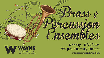 WSC Brass, Percussion Ensembles Take Center Stage Monday | WDN – Wayne ...