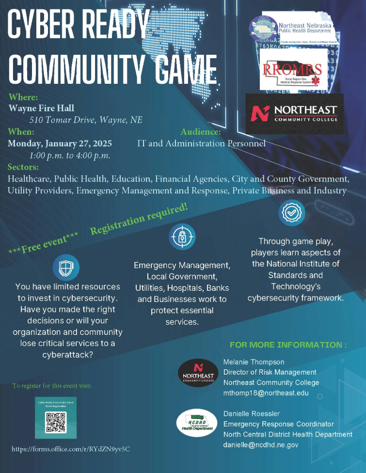 Cyber Ready Community Game to Come to Wayne | WDN – Wayne Daily News ...