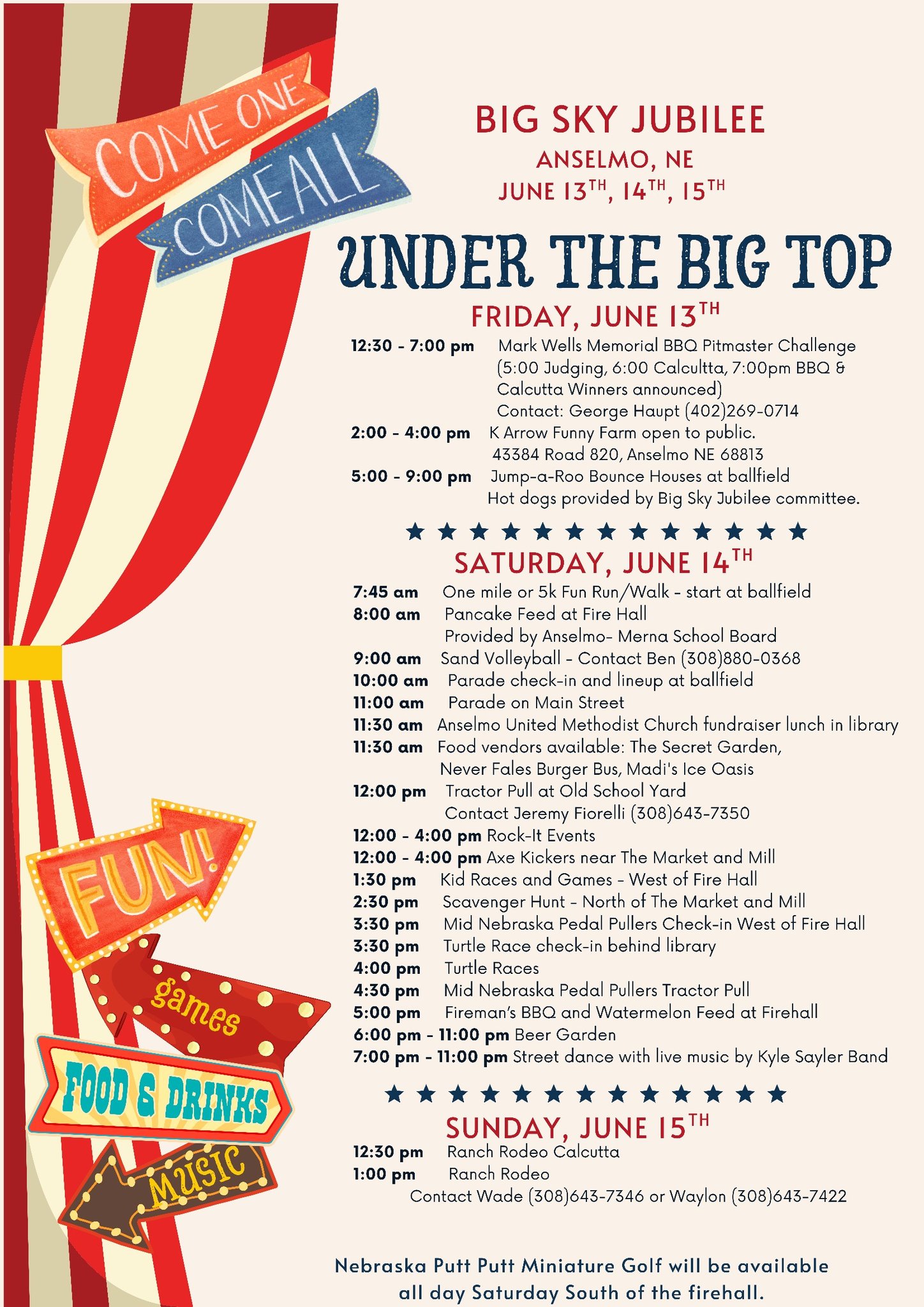 KCNI/KBBN at the Anselmo Big Sky parade - Sandhills Express