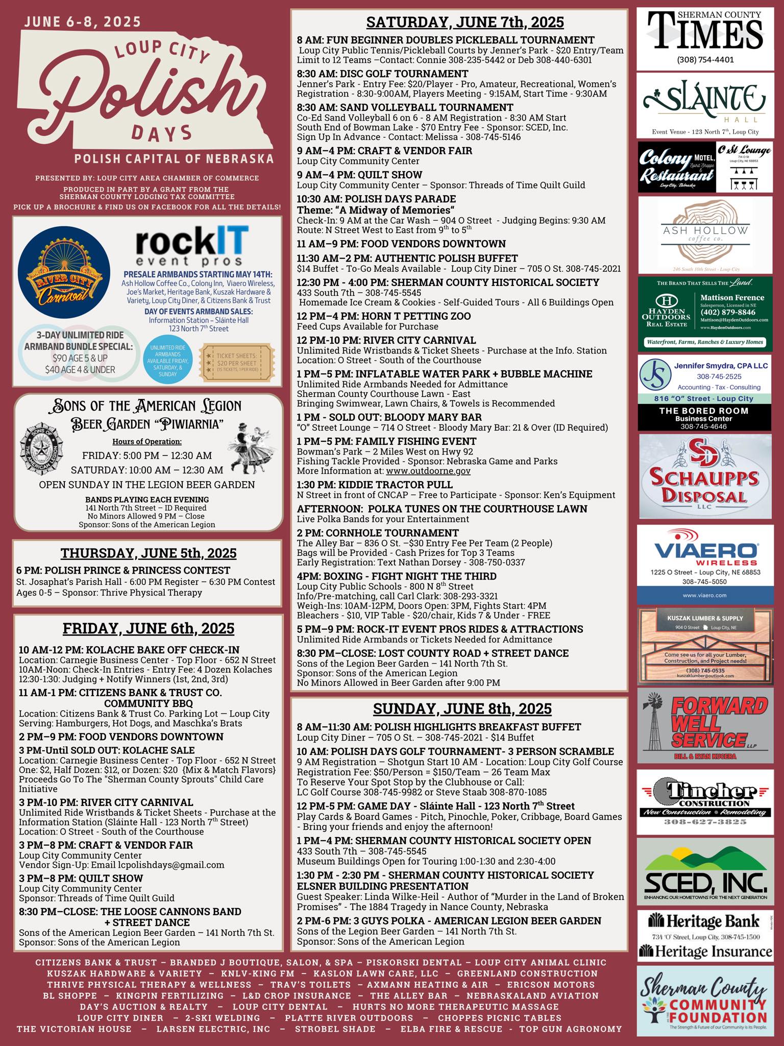 KCNI/KBBN at the Loup City Polish Days parade - Sandhills Express