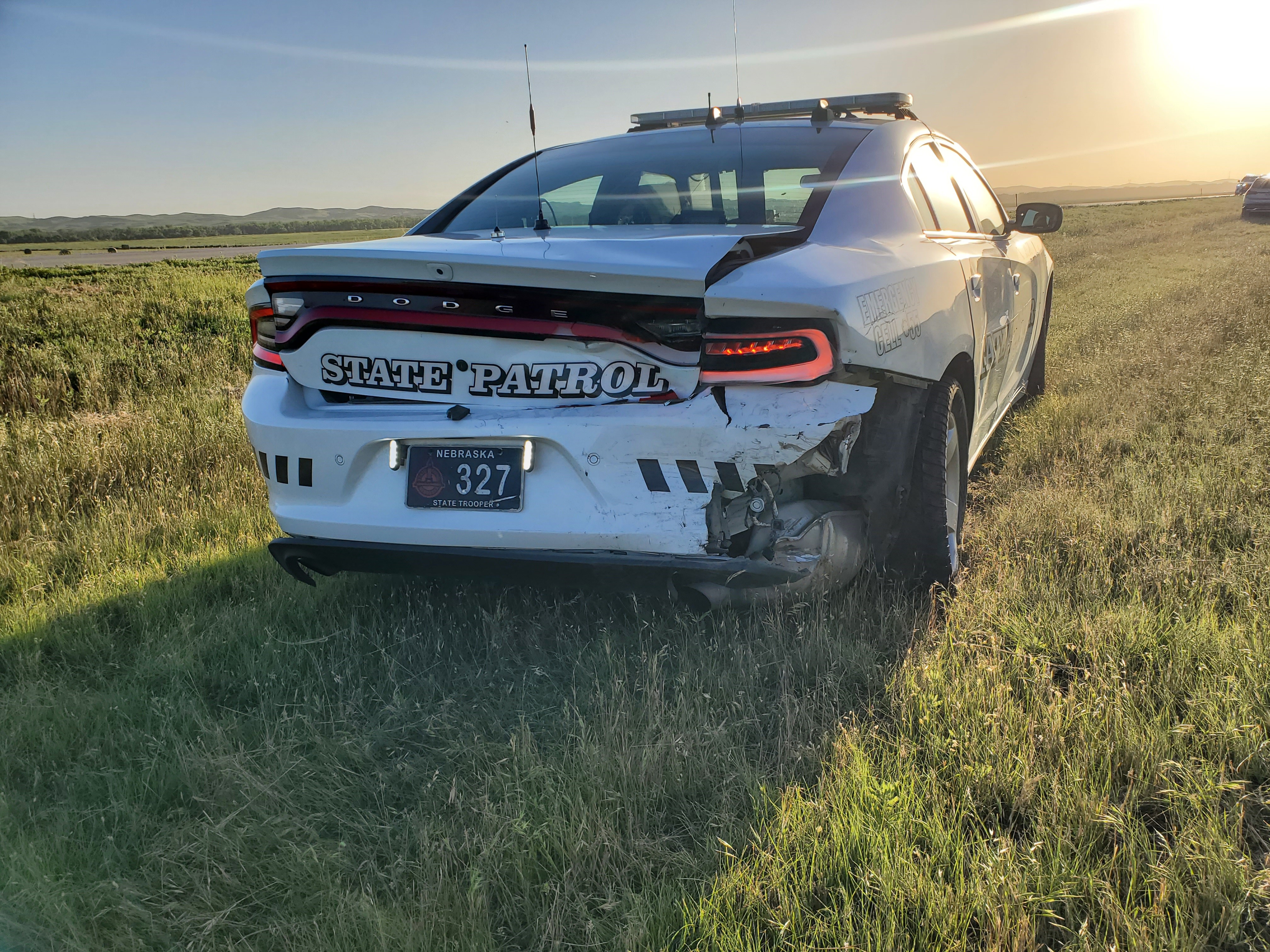 NSP Reminds Drivers to Focus After Another Cruiser is Hit | WDN – Wayne ...