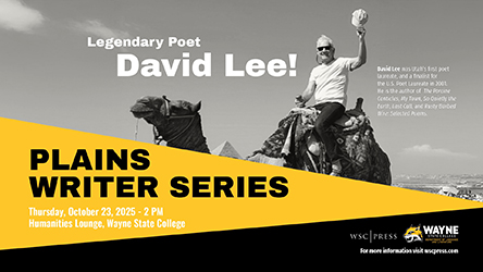 Poet David Lee Kicks Off Wayne State College’s Plain Writers Series ...