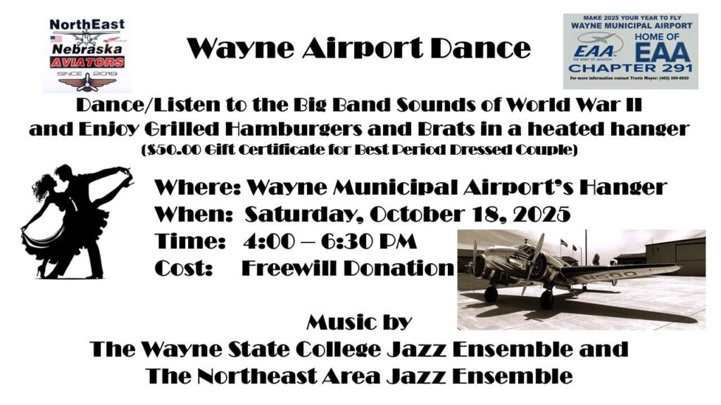 Wayne Airport Dance Being Held Today | WDN – Wayne Daily News – Wayne ...
