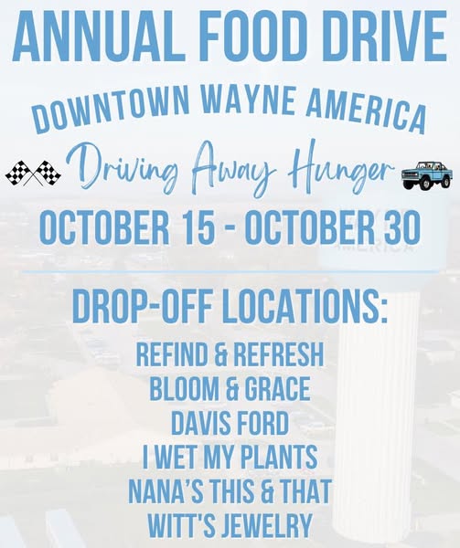The Wayne America Annual Food Drive Starts Later This Week | WDN ...