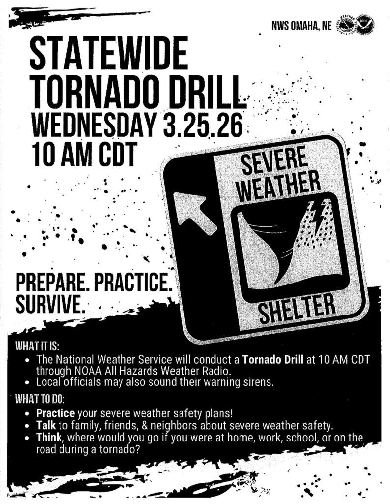 Statewide Test Tornado Drill and 2026 Outdoor Warning Siren Testing ...